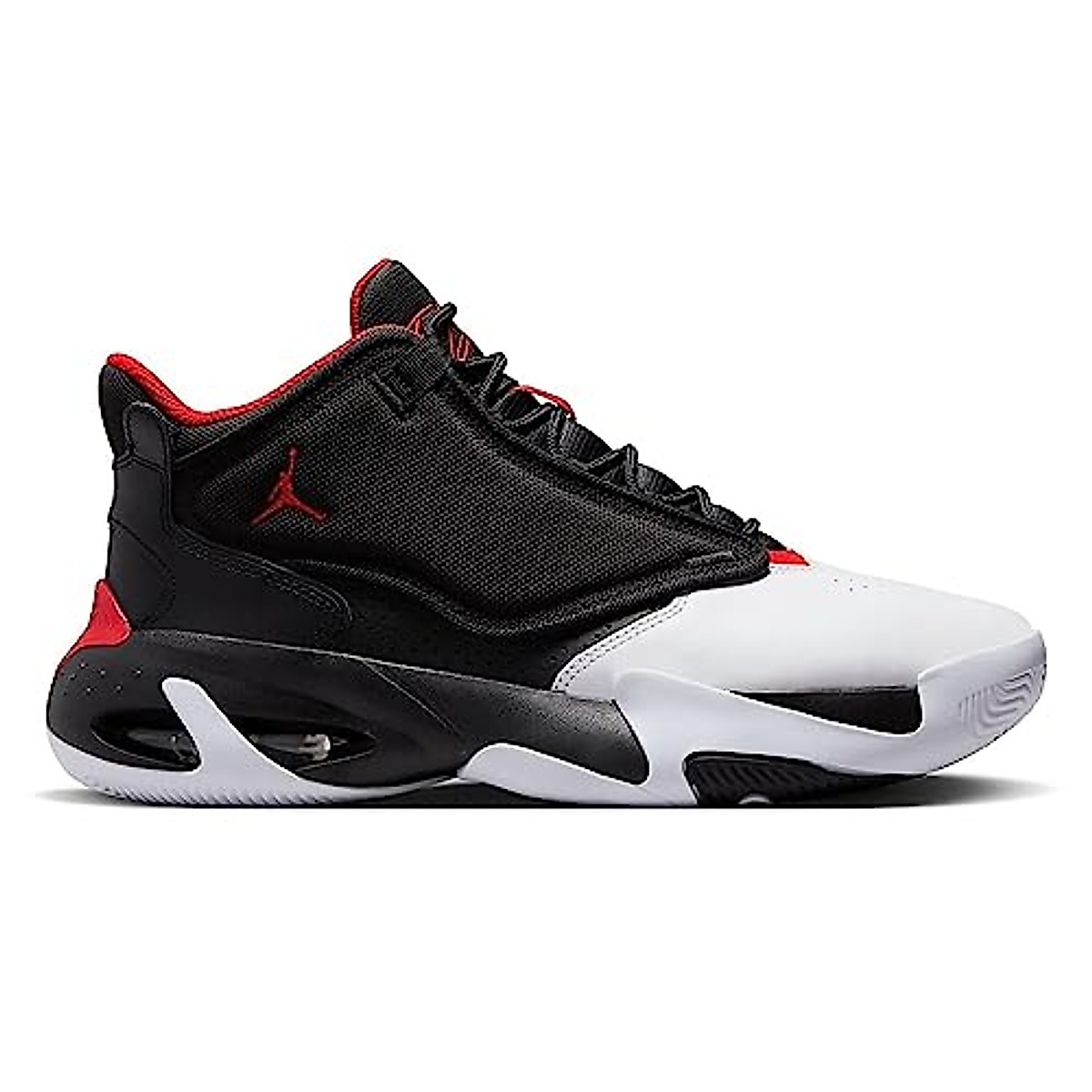 Men's Jordan Max Aura 4 Shoes Black/Gym Red/White (DN3687 061) (us_Footwear_Size_System, Adult, Men, Numeric, Medium, Numeric_9)