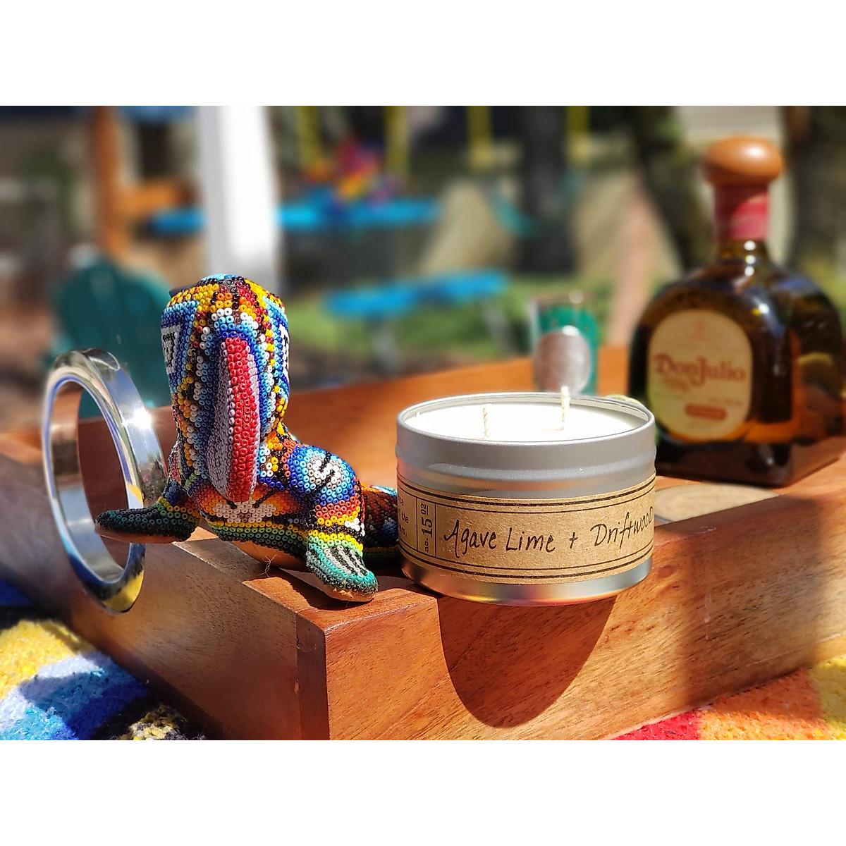 Seventh Avenue Apothecary Premium Scented 100% Soy Candle - White Tea + Fig - 5.7 oz. net. wt. Travel Tin Candle - Long Lasting 35+ Hour Burn Time - Travel and Gifting - Hand Poured in The USA