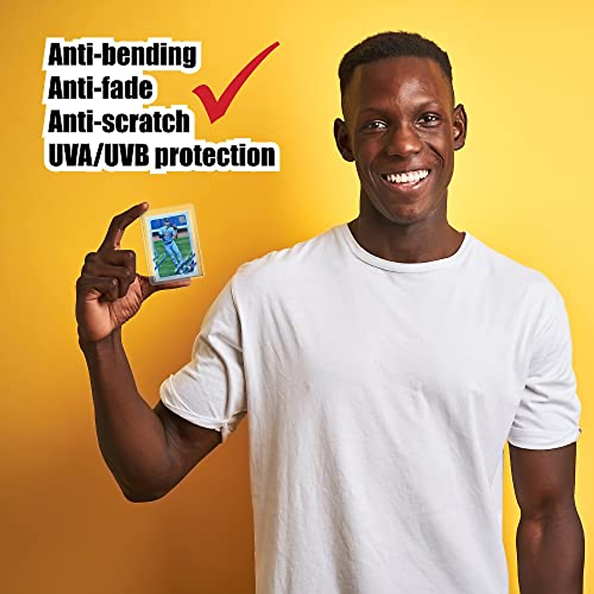 Top Loaders for Cards -35 Top Loaders and 35 Penny Sleeves - Baseball Card Sleeves - Standard Size 3'' x 4'' Toploader 35pt