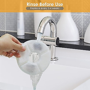 Comsmart 4-Pack Cat Water Fountain Filters for 81oz/2.4L Automatic Pet Fountain (GLX026)