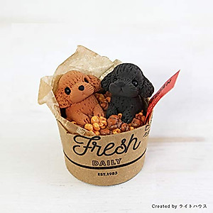 Padico Hearty Soft Clay, White, Lightweight Air Dry Clay 180g (6.3 oz) | Fine & Flexible Texture Perfect for Flowers, Sweets & Deco, Miniature Food