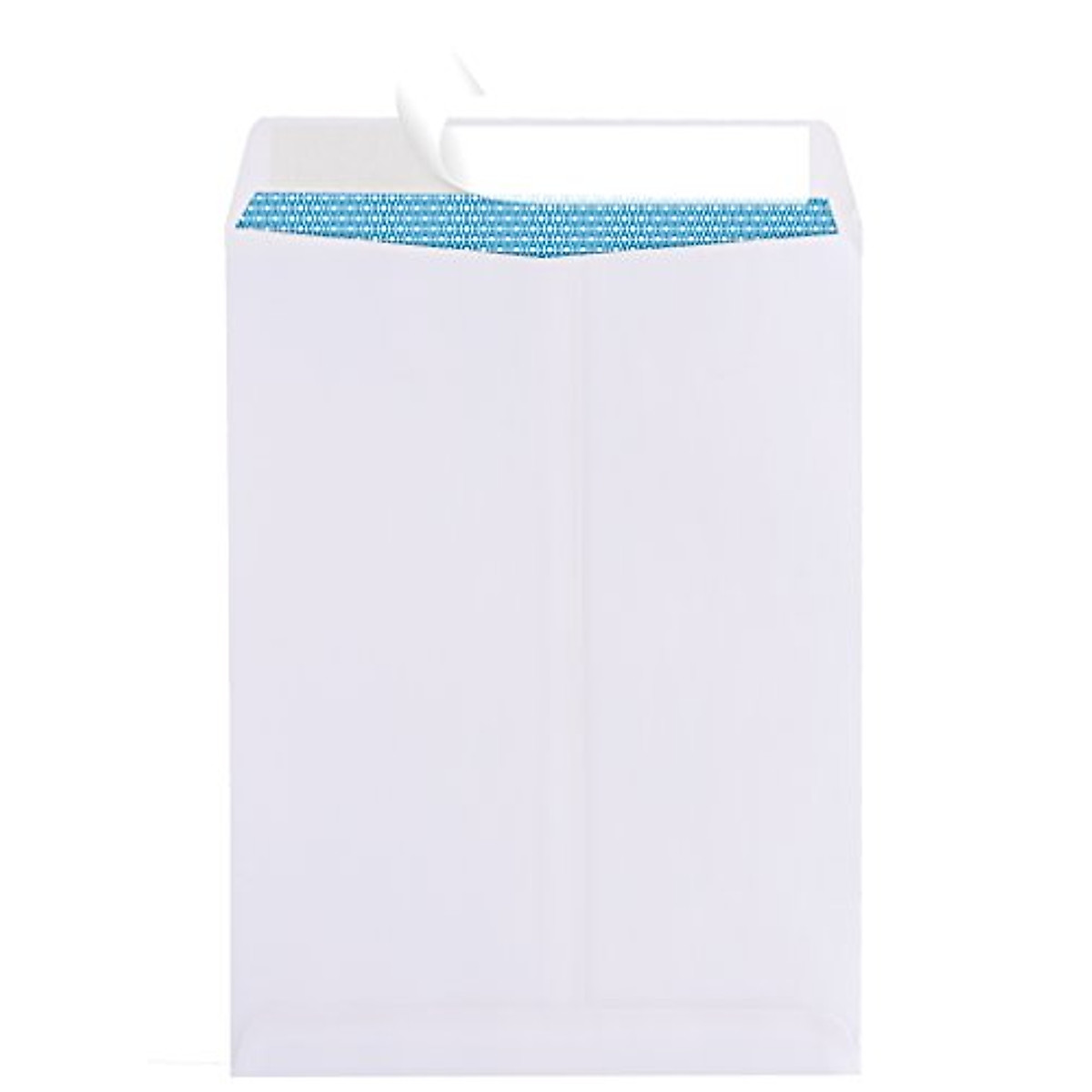 100 9 x 12 SELF Seal Security White Catalog Envelopes - 28lb - Security Tinted, Ultra Strong Quick-Seal, 9x12 inch (38100)