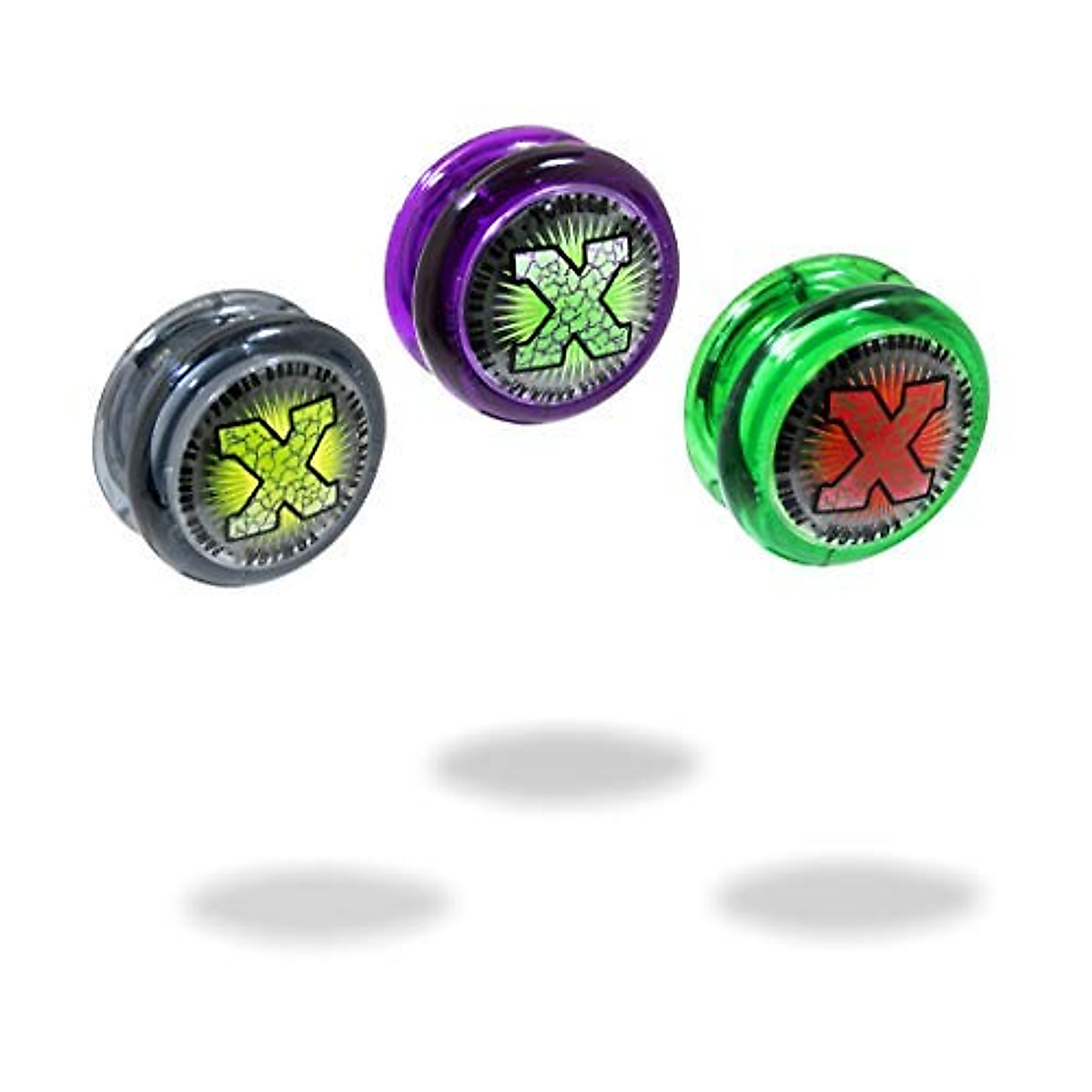 Yomega Power Brain XP yoyo - Professional yoyo with a Smart Switch which enables Players to Choose Between Auto-Return and Manual Styles of Play. + Extra 2 Strings & 3 Month Warranty (Grey)