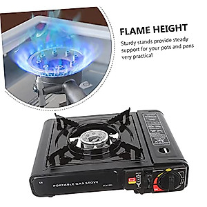 CLISPEED Butane Stove Gas Stove Portable Camping Stove Outdoor Stove Outdoor Gas Stove Butane Burner Outdoor Wok Stove Hiking Stove Compact Stove Reusable Barbecue Stove Portable Wok Stove