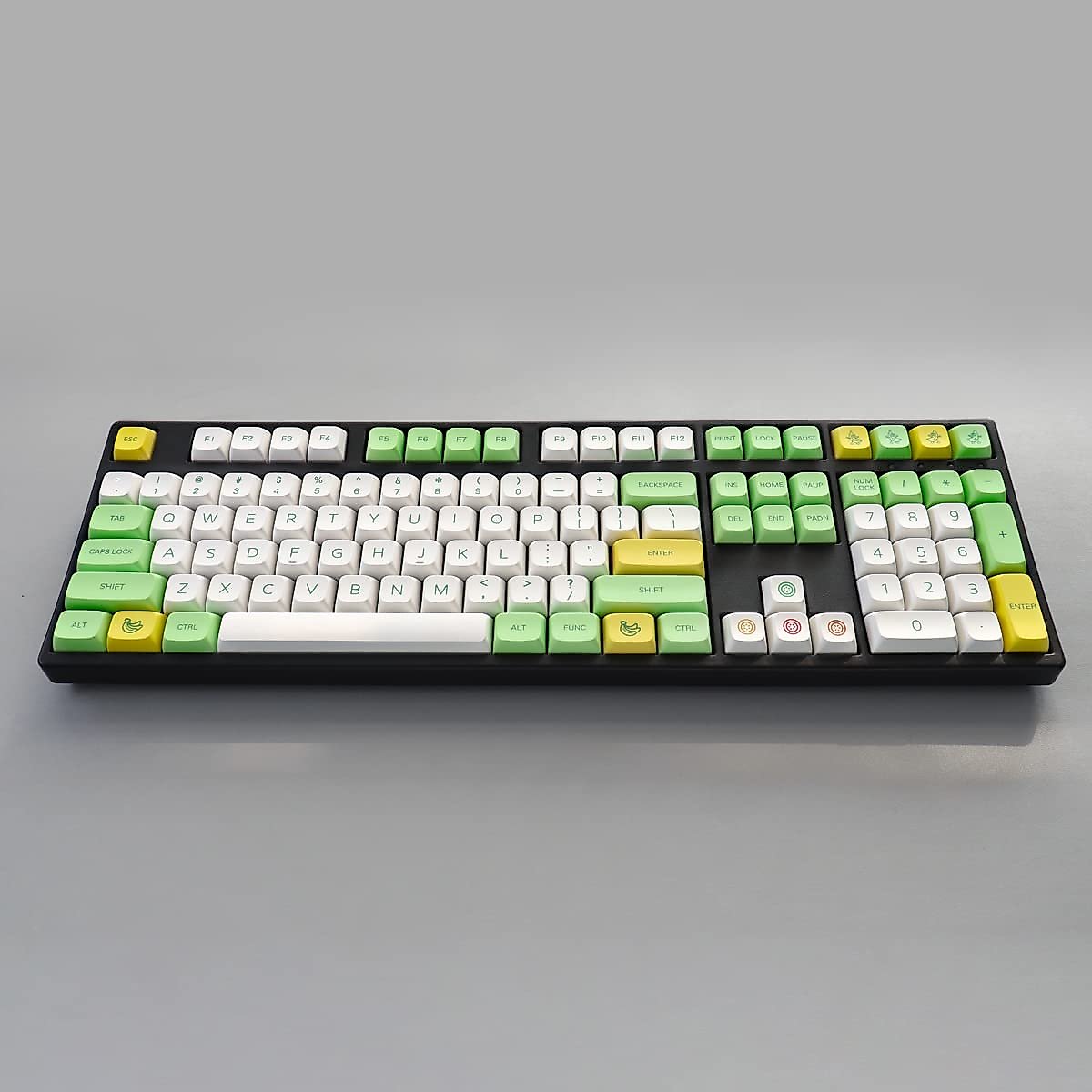 Gliging 124 Keys Keycaps XDA Profile Dye-Sub Personalized Theme Gaming Keycap for Cherry Mx Switch Mechanical Keyboard