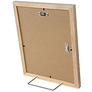 Wallniture Alps DIY Wall Decor 8x10 Craft Picture Frames Table Top Display or Wall Mount, Set of 6 Natural Finish