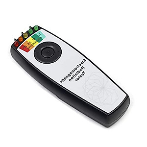 Tookie LED EMF Meter Magnetic Field Detector Ghost Hunting Indoor Outdoor Home School(Black)
