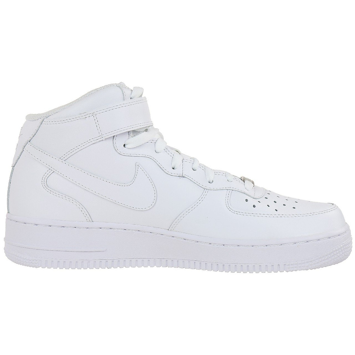 Nike Mens Air Force 1 Mid 07 Basketball Shoes White/White 315123-111 Size 13