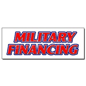 24" Military FINANCING Decal Sticker Army Navy Marines air Force Finance Credit