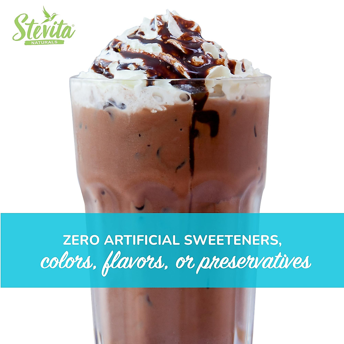 Stevita Cocoa Delight - 4.2 oz - Natural Cocoa Powder with Stevia - For Hot Cocoa, Smoothies, Desserts & Recipes - Non-GMO, Vegan, Keto, Paleo, Gluten Free - 20 Servings