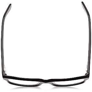 Ray-Ban RX5187 Rectangular Prescription Eyeglass Frames, Black/Demo Lens, 52 mm