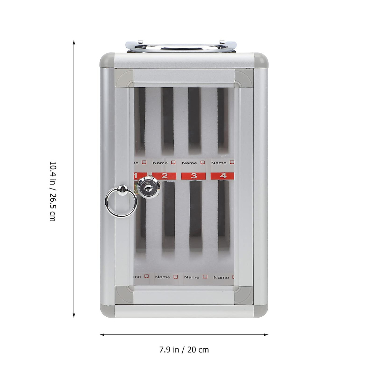 Hemoton Mobile Phone Safe Mobile Phone Cabinet Phone Lock Timer Lock Cell Phone Kids Classroom Phone Holder Smartphone Jail Cell Phone Jail with Organizer Fiberboard Desktop Child