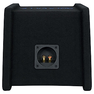 Rockville RV8P 8" 400w Car Audio Subwoofer in Vented Sub Enclosure Box - 4 Ohm,Black