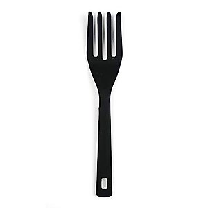 RSVP International (EFF-TQ) Silicone Flexible Fork, Black, 11" | Mixes Ingredients, Mashes Food, Whisks Eggs, & More | Dishwasher Safe & Heat Resistant | Baking, Serving, Mixing Made Easy