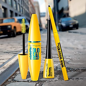 Maybelline New York Volum' Express The Colossal Big Shot Waterproof Mascara, Very Black, 0.32 fl. oz., 1 Count (Pack of 1), (I0097470)