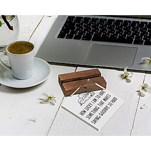 Graduation Goodbye Gifts, Cute Winnie the Pooh Clear Acrylic Desk Decorative Sign with Wood Stand, Home Office Positive Plaque Decor, Graduation Farewell Gifts for College Students Girls Boys