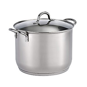 Tramontina Covered Stock Pot Stainless Steel 16 Qt, 80104/120DS