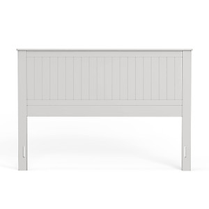 Glenwillow Home Wainscott Wood Panel Headboard in White - Queen Size