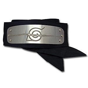 Great Eastern Naruto Anti Leaf Village Headband,Black