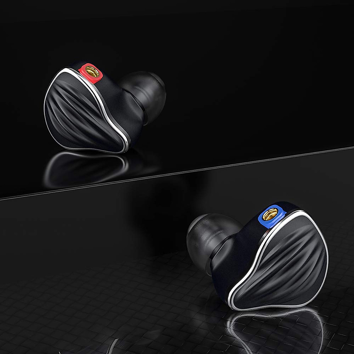 FiiO FH5 Best Over The Ear Headphones/Earphones Detachable Cable Design HiFi Quad Driver Hybrid (1 Dynamic + 3 Knowles BA) in-Ear Monitors for iOS and Android Computer PC Tablet