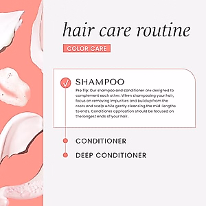 HASK COLOR CARE Shampoo + Conditioner Set for Colored Hair, Vegan, Color Safe, Gluten-Free, Sulfate-Free, Paraben-Free, Cruelty-Free - 1 Shampoo and 1 Conditioner