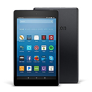 Fire HD 8 Tablet with Alexa, 8" HD Display, 16 GB, Black - with Special Offers (Previous Generation – 7th)