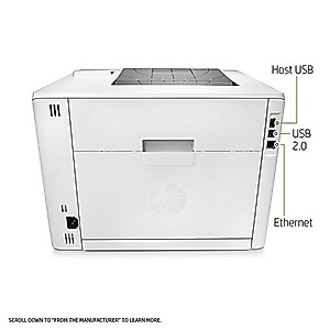 HP Laserjet Pro M452nw Wireless Color Laser Printer with Built-in Ethernet, Amazon Dash Replenishment Ready (CF388A)