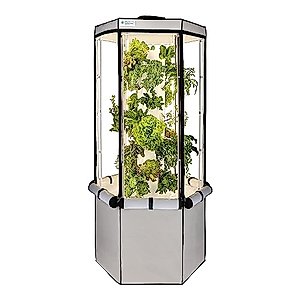 Aerospring Indoor Hydroponic Growing System 2.0 – Grow 27 Lettuce, Vegetable, Herb & Fruiting Plants | Includes Grow Tent, 150W LED Grow Lights, Fan & Wheels for Indoor Gardening