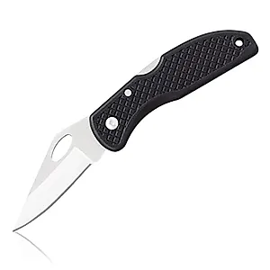Maxam Falcon VII Lockback 7 (Open) Inch Pocket Knife - Stainless Steel Honed Blade, Textured No-Slip Handle, Carry Clip