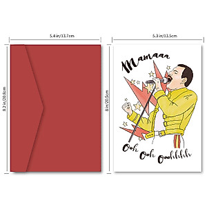 BFTETYU Funny Birthday Card for Mom, Mother's Day Card for Mom, Happy Mom Birthday Card Gifts from Daughter, Son, Humorous Greeting Card for Mom