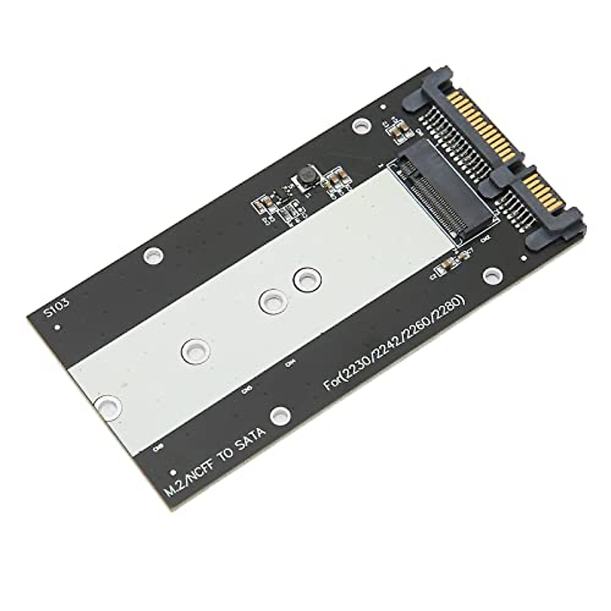 Gaeirt SSD Enclosure, Aluminum Hard Drive Enclosure Lightweight 6Gbps Transmission for Computer