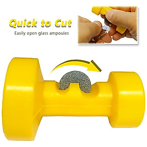 SunMelt Ampoule Vial Bottle Opener, Double-Head Decapper Nursing Cutter Operation Supplies for Science Lab, Clinic, Home Care, 2 PCS