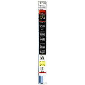 K-T Industries Stainless 312 Arc Welding Stick Electrode Value Pack, 1/8-Inch