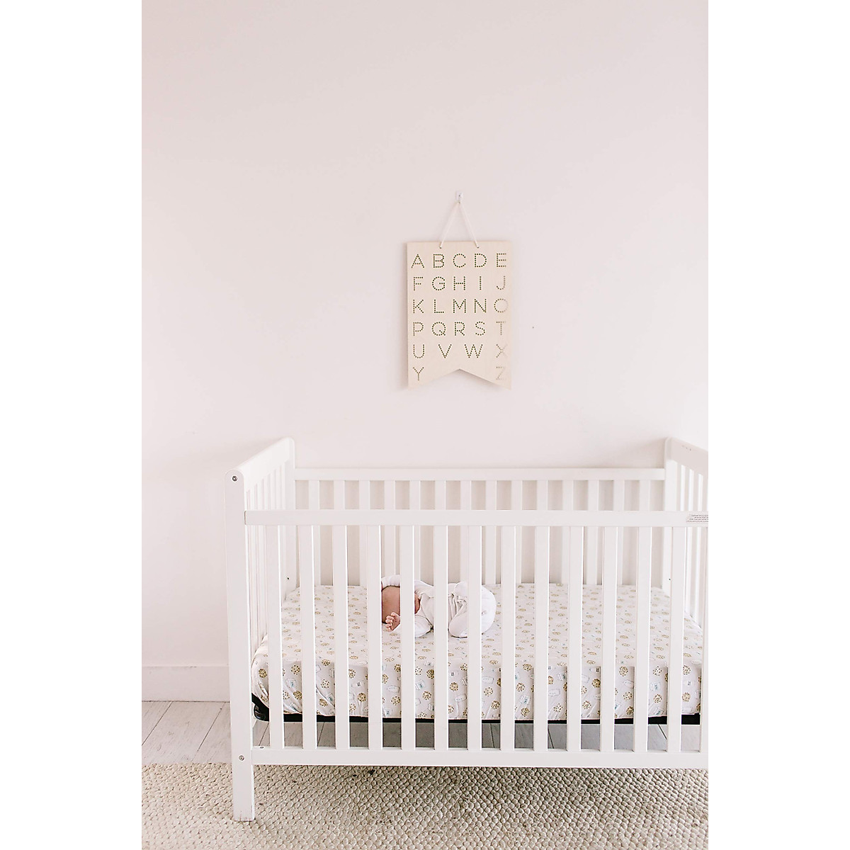 Copper Pearl Premium Knit Baby Crib Sheets for Boys and Girls Breathable and Soft, Fitted Crib Sheets for Standard Baby Mattresses, Crib Sheet for Baby Registry or Shower Gift, Chip