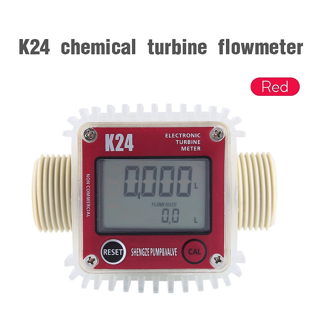 K24 LCD Turbine Digital Fuel Meter Anti- for Chemical Liquid Water