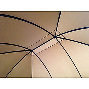 Garden Winds Pomeroy Domed Gazebo Replacement Canopy Top Cover and Netting - RipLock 350