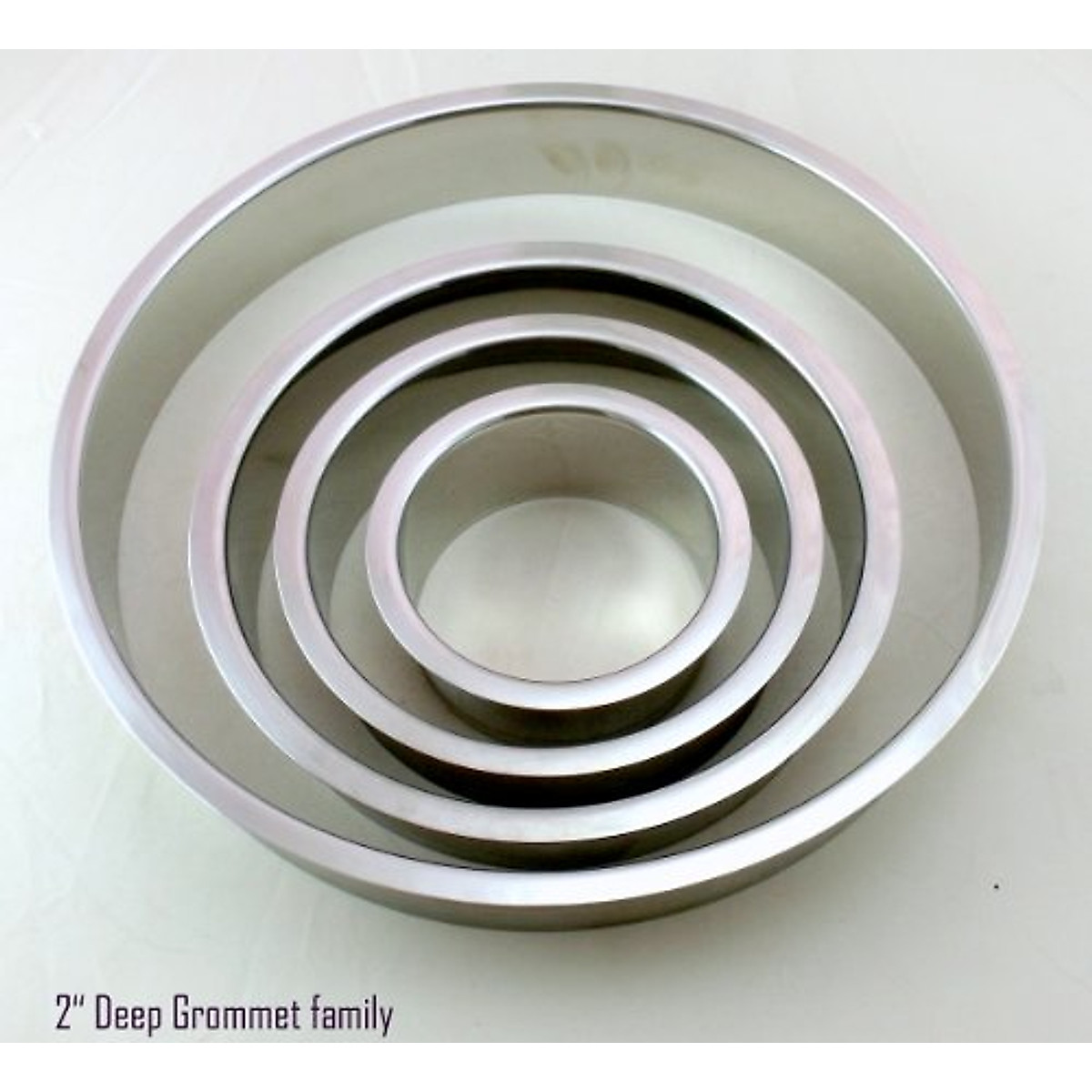 Hardware Concepts Polished Stainless Steel 6" x 2" Trash Grommet… (1)
