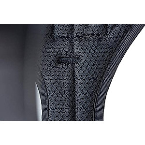 Mighty Paw Sport Harness, No-Pull Front Attachment Dog Harness, Neoprene Padded Lining, Reflective Stitching, 2 Leash Attachment Options (Medium, Black)