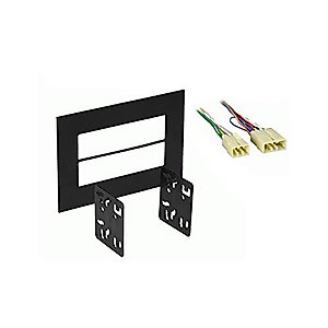 Compatible with Mitsubishi Diamante 1992 1993 1994 1995 1996 Double DIN Stereo Harness Radio Install Dash Kit