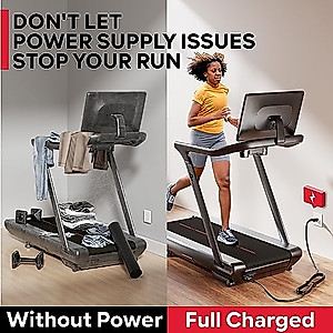 PeloFamily Power Cord Replacement Compatible with Peloton Tread, Extra Long 8FT Power Cord for Treadmill, 14AWG, 300V, 3 Prong Charger Cord, Power Supply, Power Cable, Treadmill Accessories