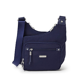 Baggallini womens RFID Cross City Bagg, Navy, One Size US