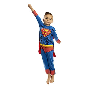 Warner Bros.DC Comics Justice League Baby Boys Costume Cape Coverall 3-6 Months