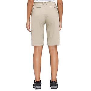 Libin Women's Lightweight Hiking Shorts Quick Dry Cargo Shorts Summer Travel Golf Shorts Outdoor Water Resistant Khaki XXL