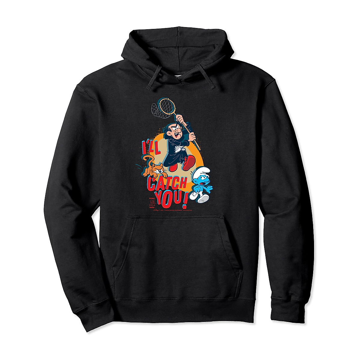 The Smurfs Gargamel Azrael I’ll Catch You! Pullover Hoodie