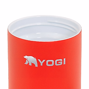 YOGI Voyager One Ceramic Lined All-In-One Tumbler Can Bottle Cooler - 12oz Code Red
