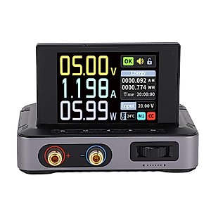 Fockety DC Power Supply Variable, DPS 150 CNC CNC DC Power Supply 30V 5A 150W Digital Display Portable DC Regulated Power Supply for Experimental Research, Production Testing