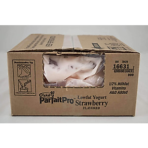 Yoplait ParfaitPro Gluten Free Low Fat Yogurt 64 ounces (Pack of 6) (Strawberry)