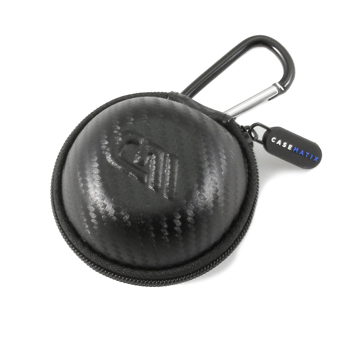 CASEMATIX Clip-on Phone Microphones Travel Case Compatible with Zoom iQ7, iQ6, Mounted Zoom XYH5 Stereo Microphone Capsule and More, Case Only