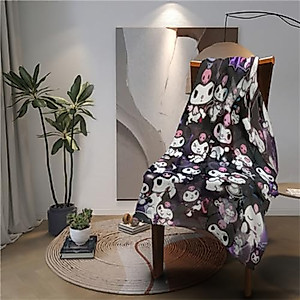 Kawaii Super Soft Blanket Cute Blanket All Season Flannel Fleece Blanket for Kids Adult Sofa Bedding 40"x 50"