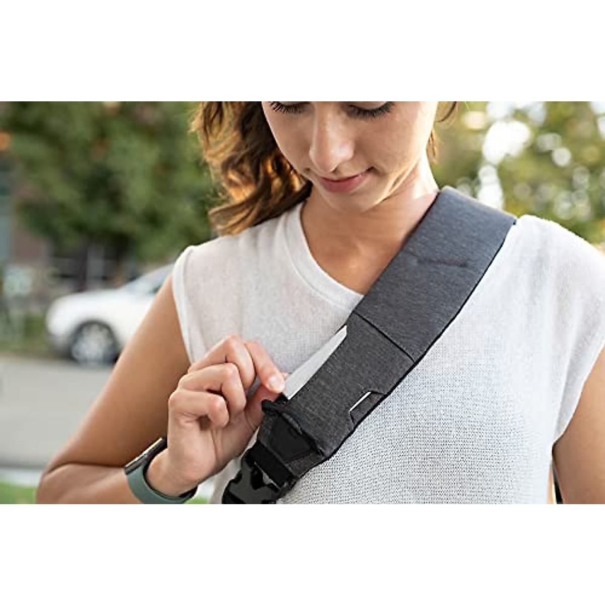 NOMATIC Navigator Sling Lite 6l- Side Backpack for Men and Women, Sling Travel Bag, Crossbody Sling Backpack